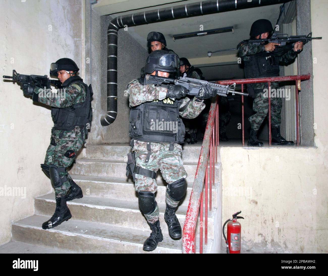 Elite Special Action Force (SAF) of the Philippine National Police ...