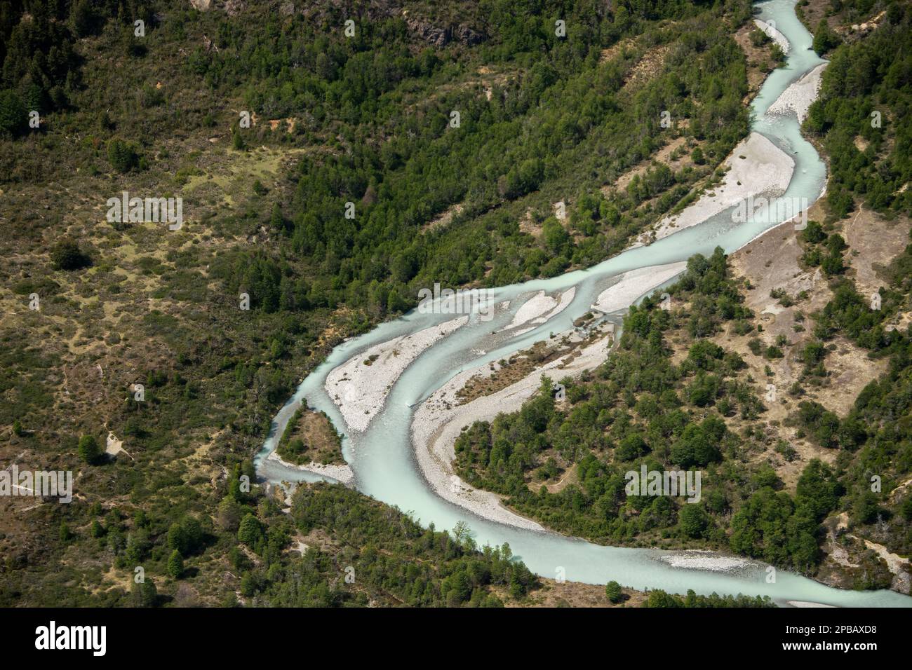 Rio Delta O el Leon, Parque Nacional Laguna San Rafael, Patagonia Stock ...