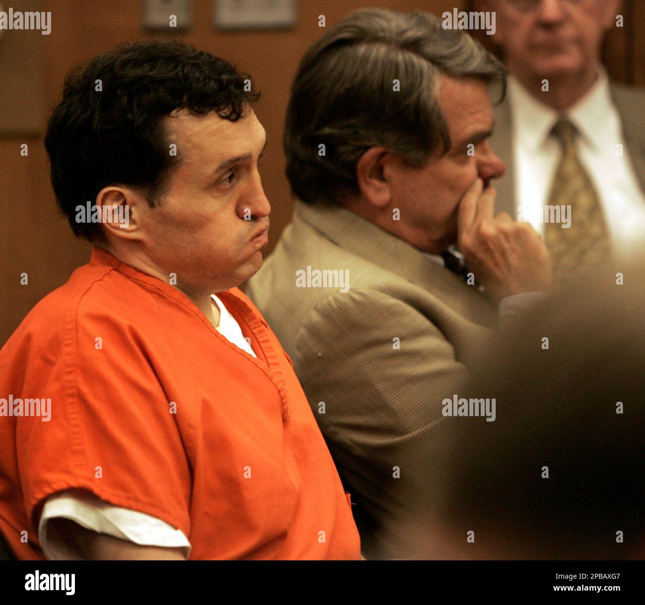 Ronald Bruce Bigger, left, listens as Judge Nanette Warner sentences ...