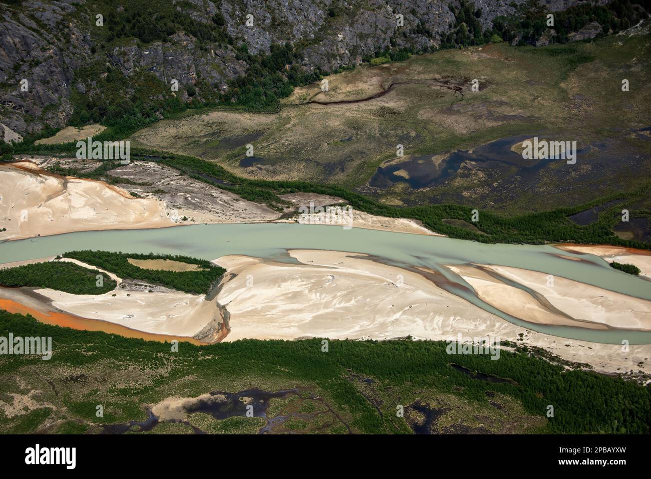 Rio Soler en route from San Rafael Icefields to Lago Plomo, Aysen ...