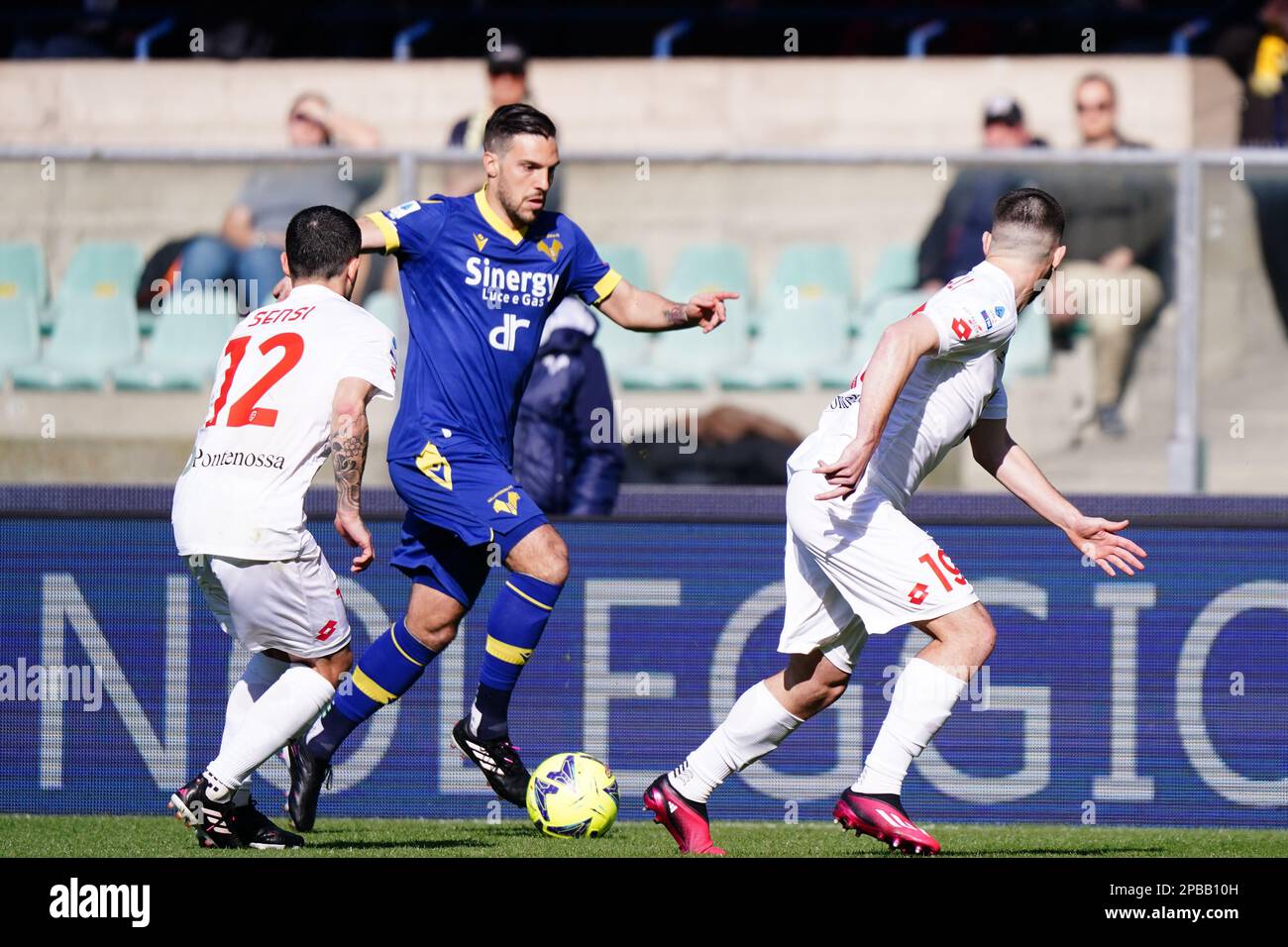 Verona, Italy , March 12, 2023, Simone Verdi (Hellas Verona FC) during ...