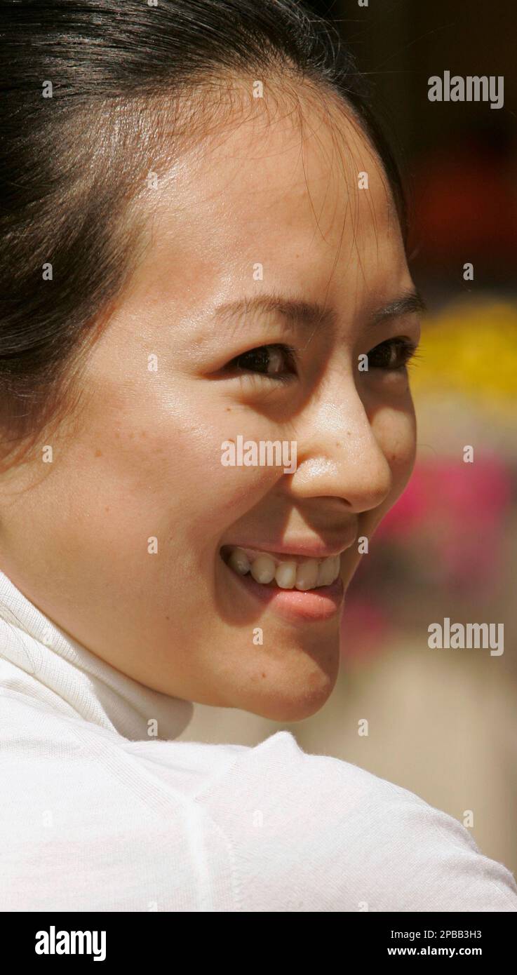 Chinese actress Zhang Ziyi smiles at Allen and Co.'s annual media ...
