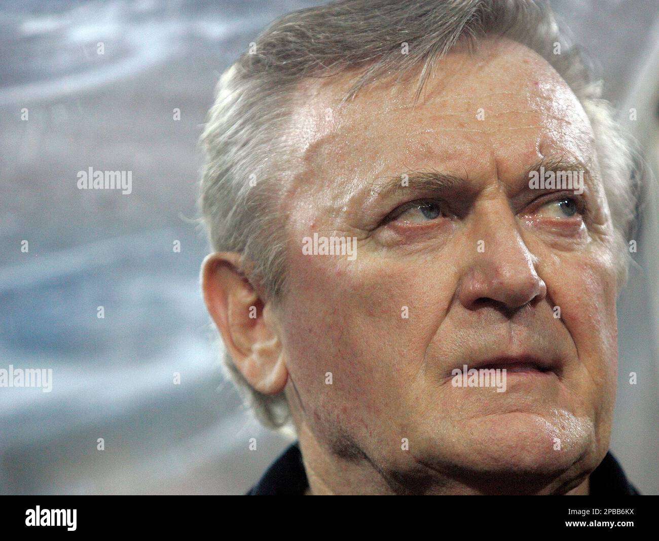 Japan's coach Ivica Osim is seen before a game against the UAE in the ...