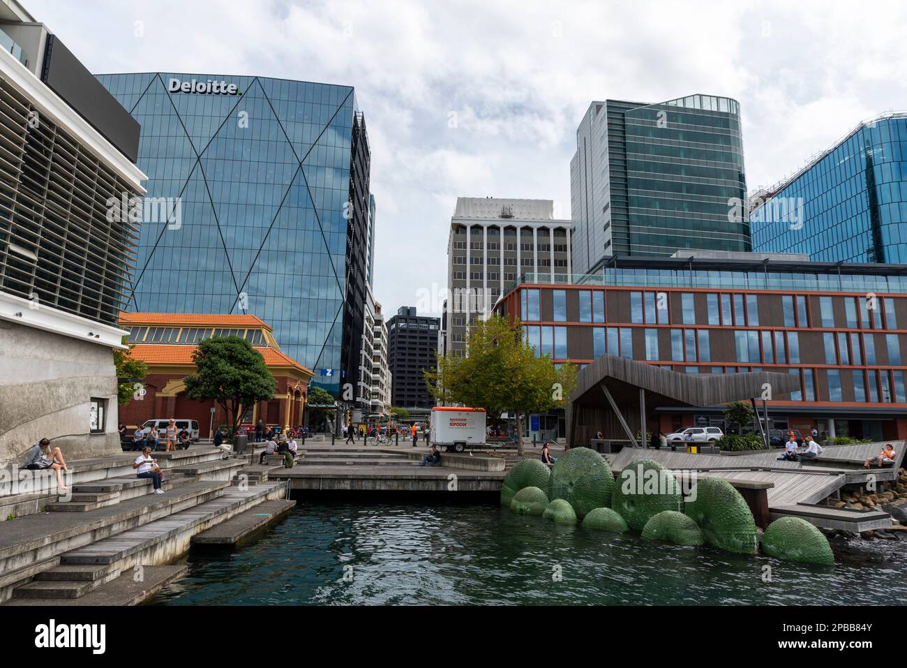 Wellington Central, Wellington's financial district, New Zealand ...
