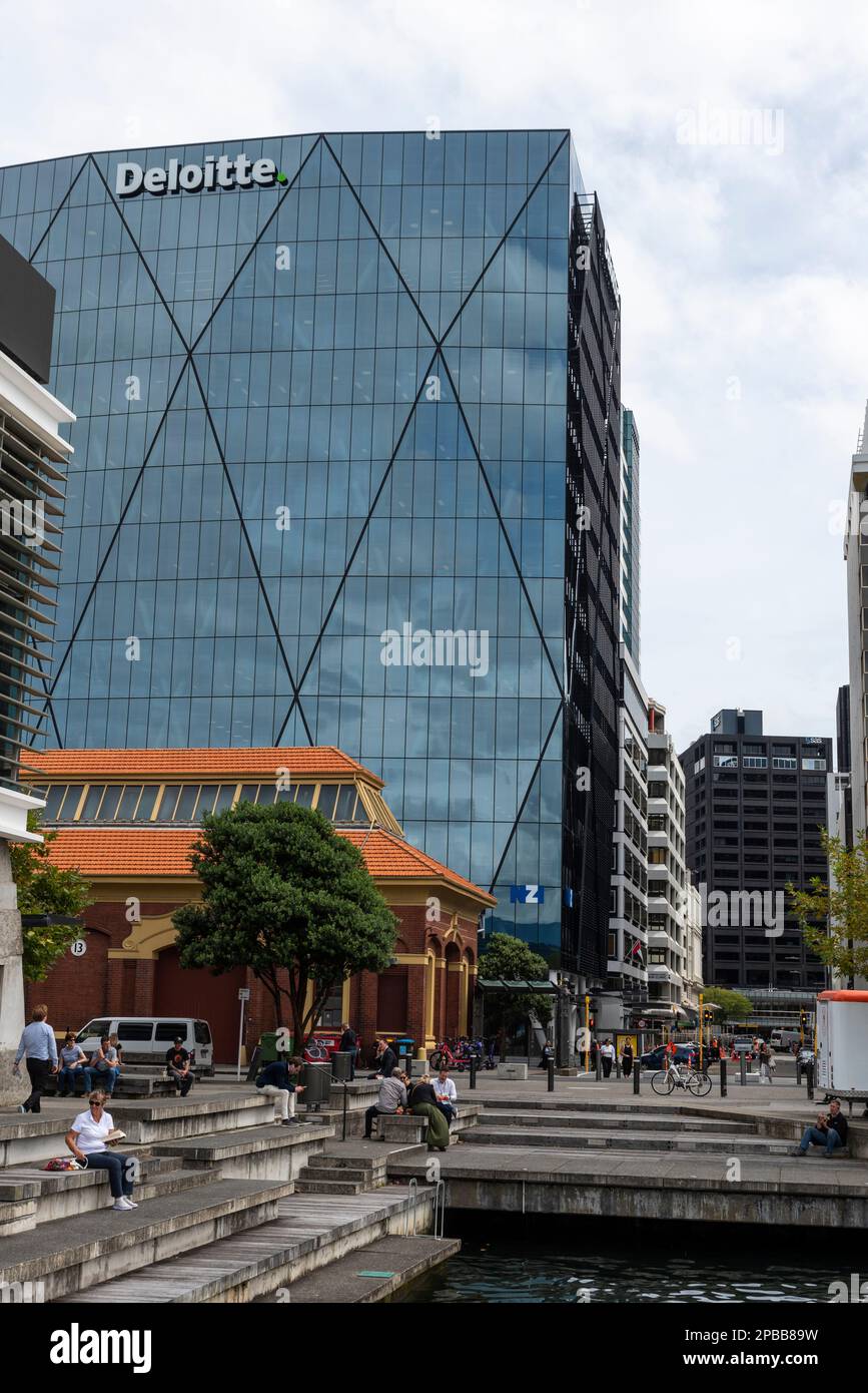 Wellington Central, Wellington's financial district, New Zealand ...
