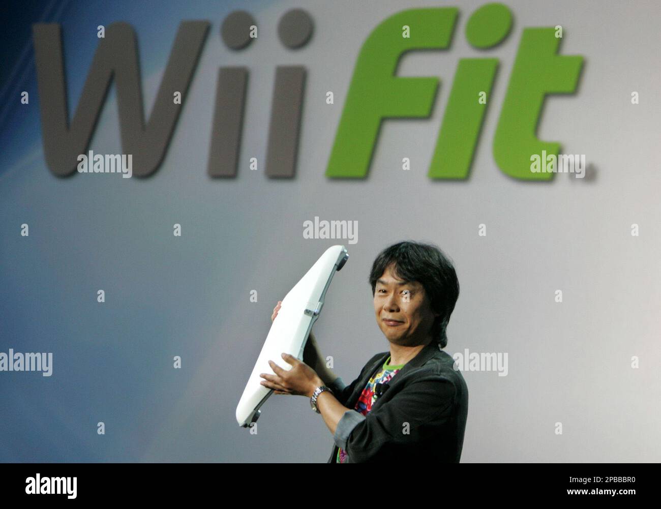 Nintendo game designer Shigeru Miyamoto introduces the new pressure ...