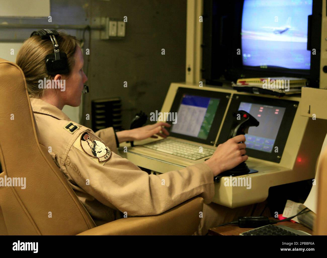 ** ADVANCE FOR MONDAY, JULY 16 ** Air Force Capt. Bethany Slack, a ...