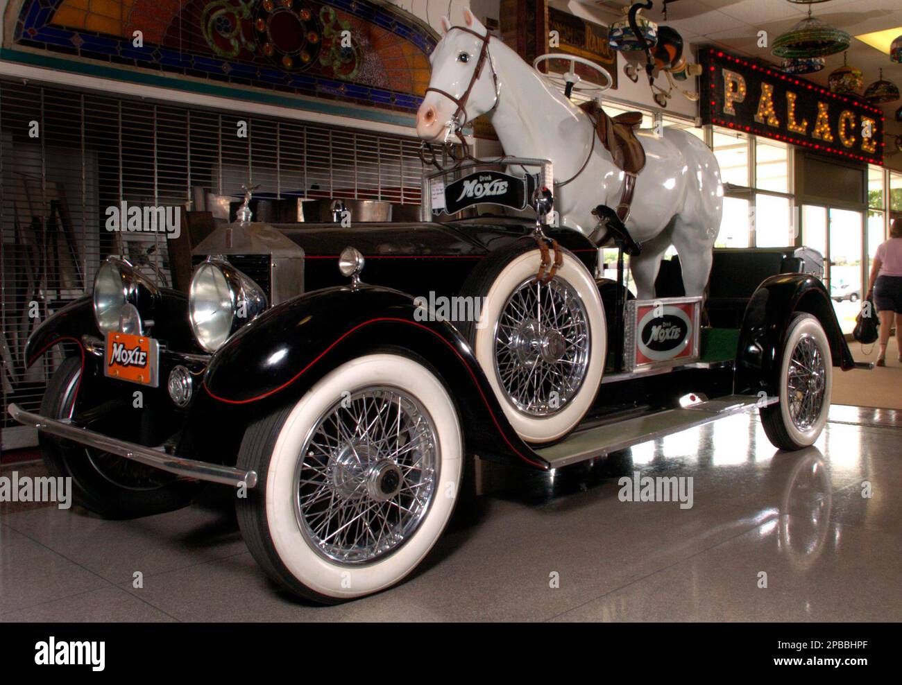 A horse built into this car is one of Bob Perani's latest acquisitions ...