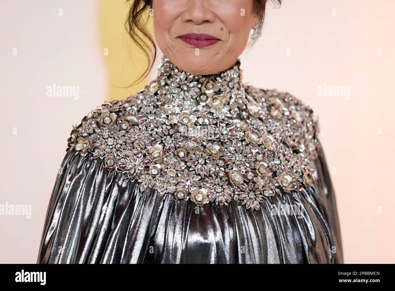 Janet Yang arrives at the Oscars on Sunday, March 12, 2023, at the ...