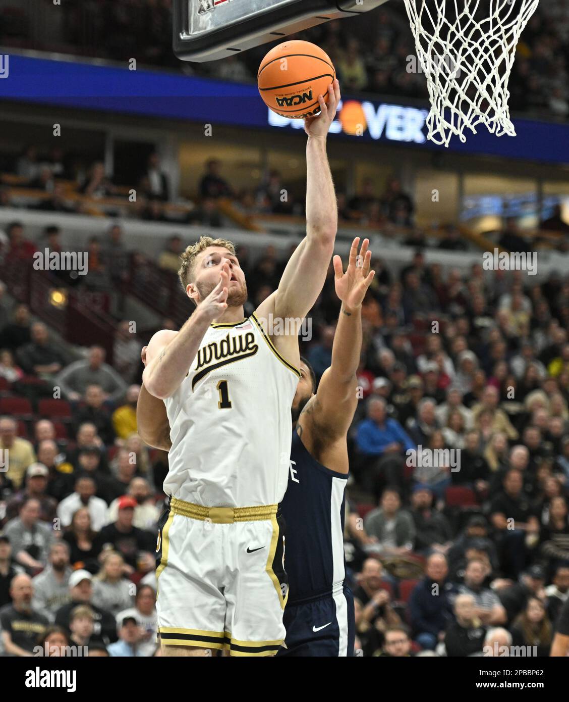 Chicago, Illinois, USA. 12th Mar, 2023. Purdue Boilermakers forward ...