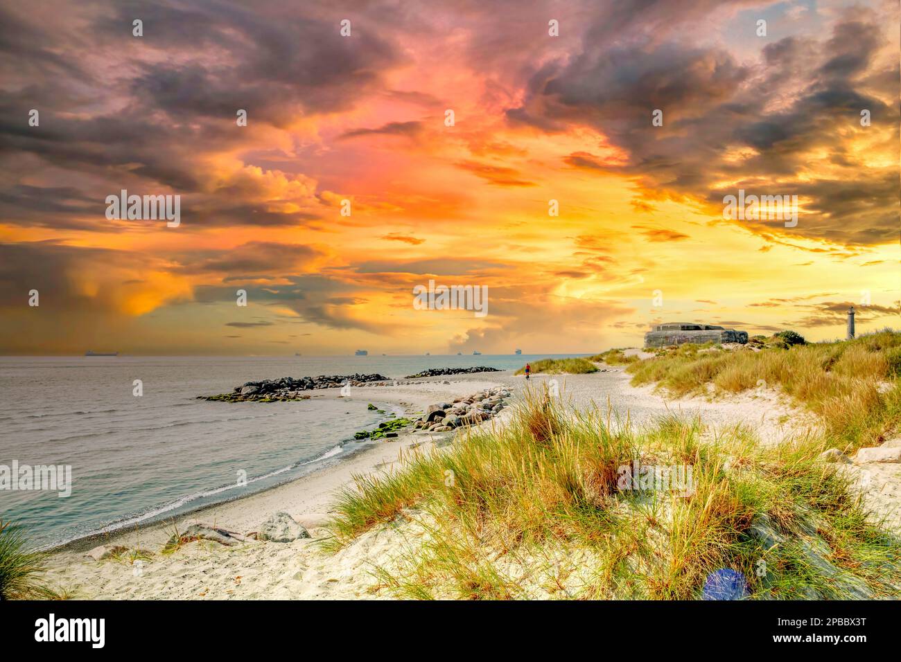 Beautiful landscape of Skagen, Denmark Stock Photo - Alamy
