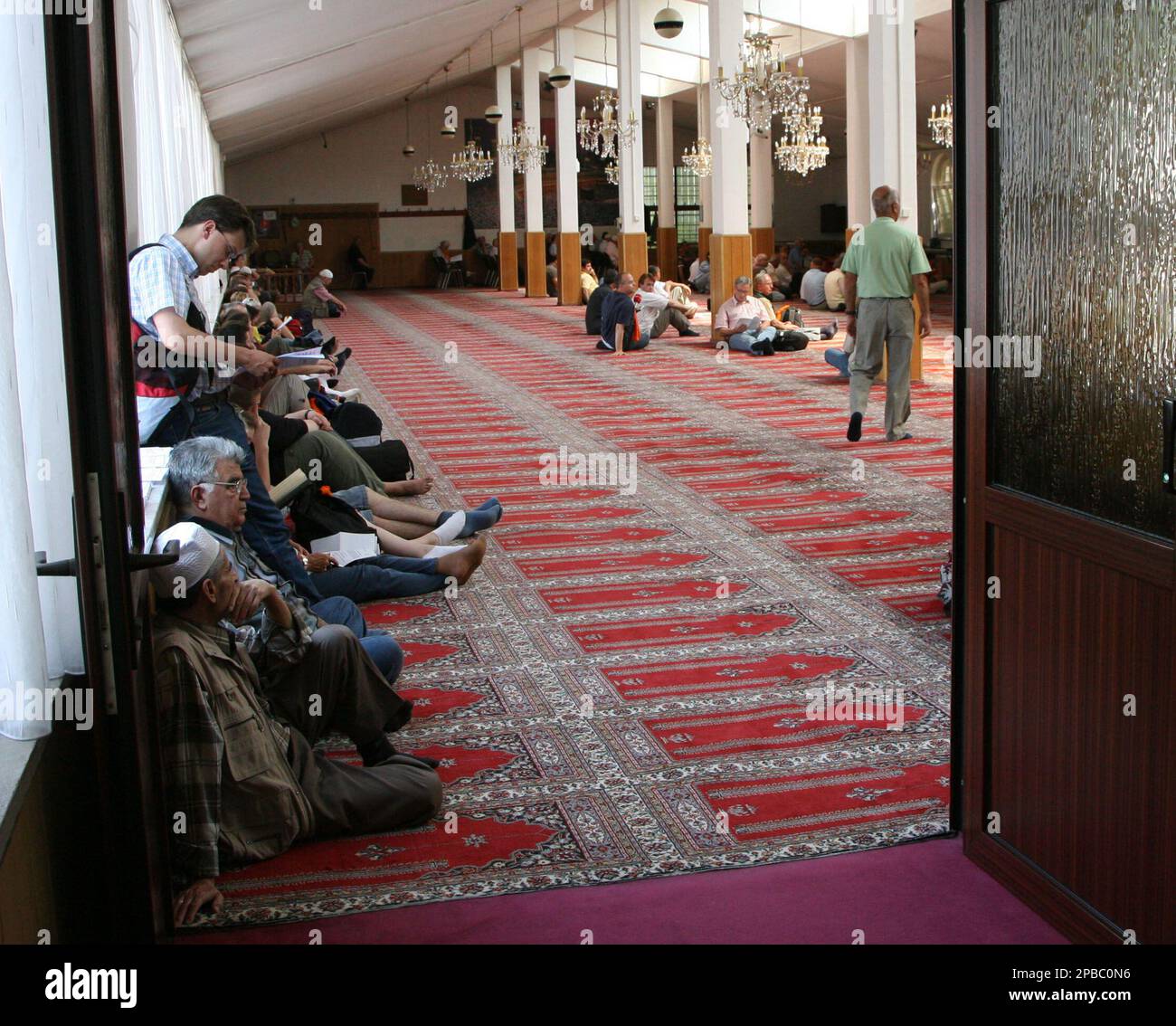 ** FILE ** Inside view of the mosque in Cologne, Germany, taken on June ...