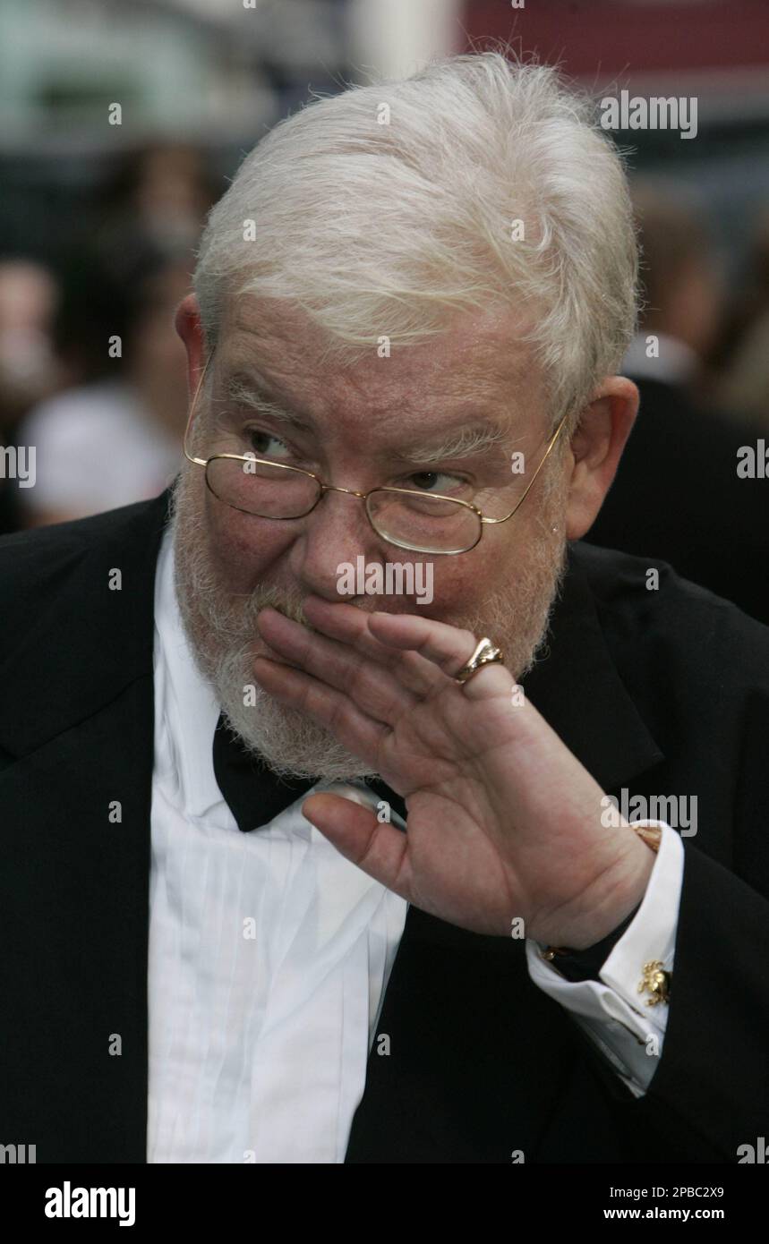 Actor Richard Griffiths poses for the photographers as he arrives for ...