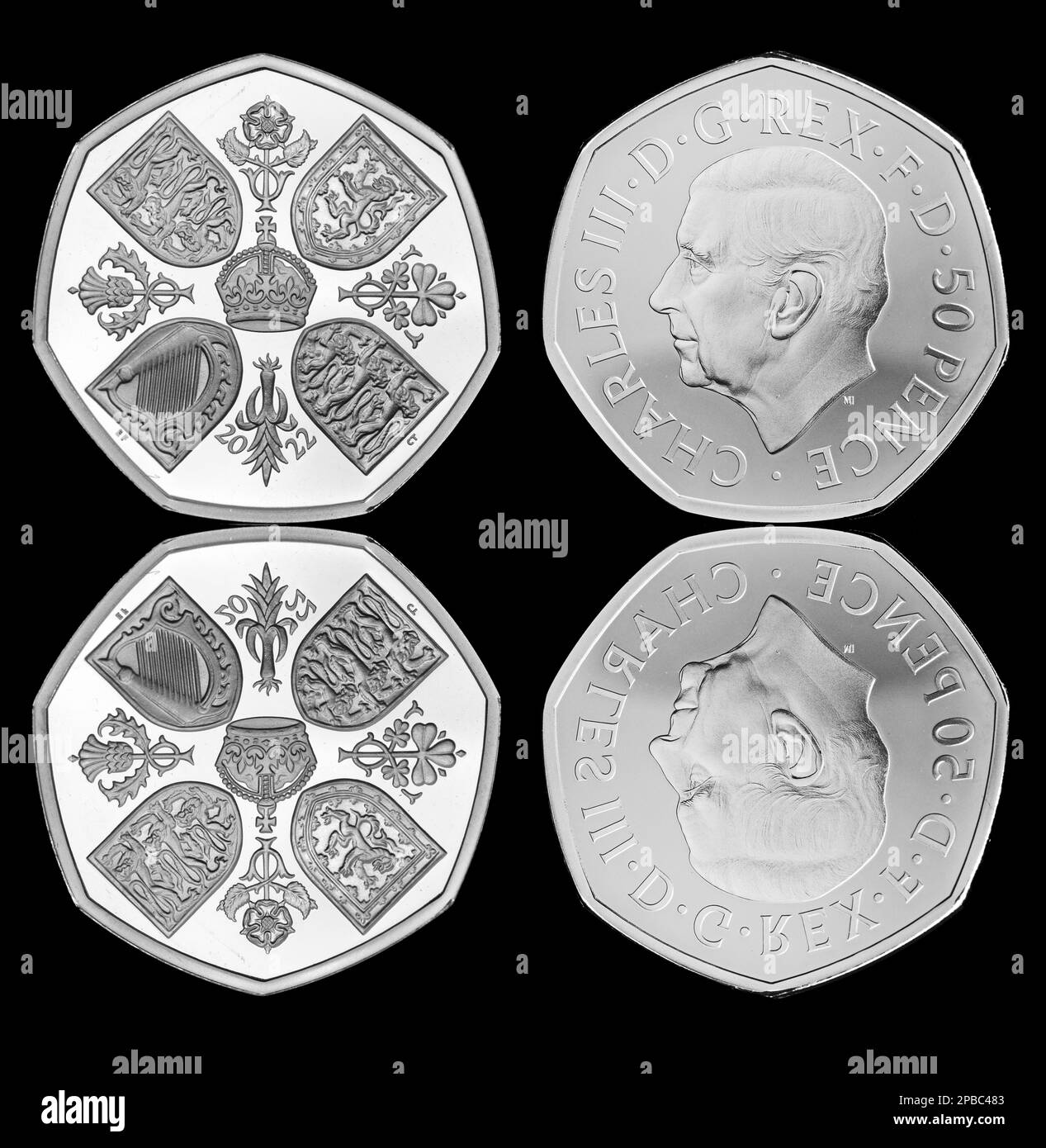 The first coin to feature King Charles III & also features the ...