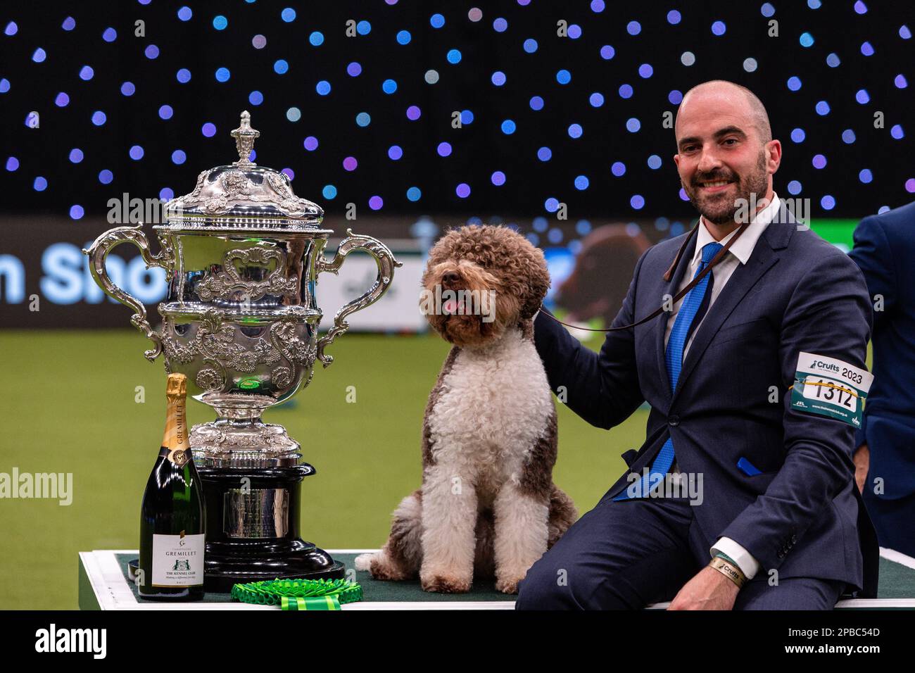 Birmingham, 12 March 2023. Best in Show winner & Champion of Crufts ...