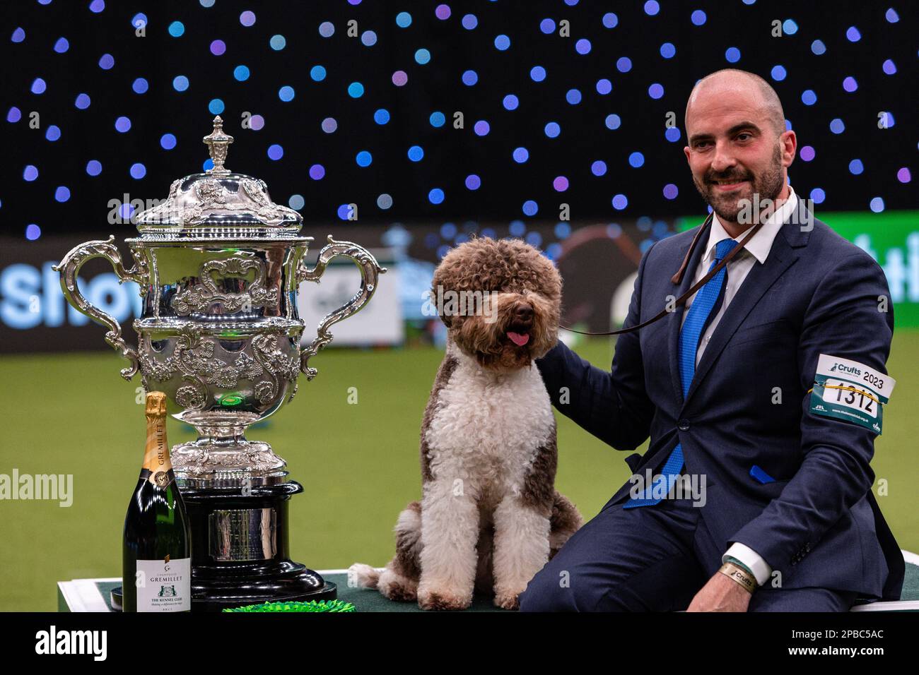 Birmingham, 12 March 2023. Best in Show winner & Champion of Crufts ...