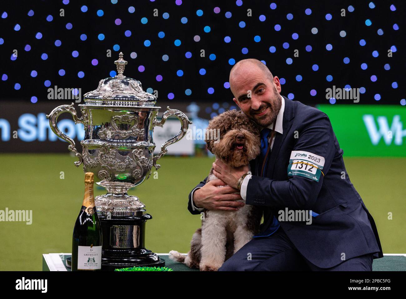 Birmingham, 12 March 2023. Best in Show winner & Champion of Crufts ...
