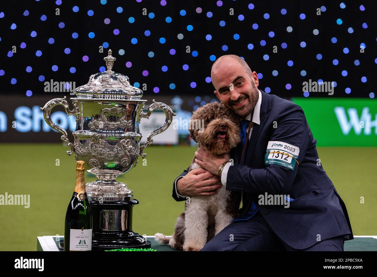 Birmingham, 12 March 2023. Best in Show winner & Champion of Crufts ...