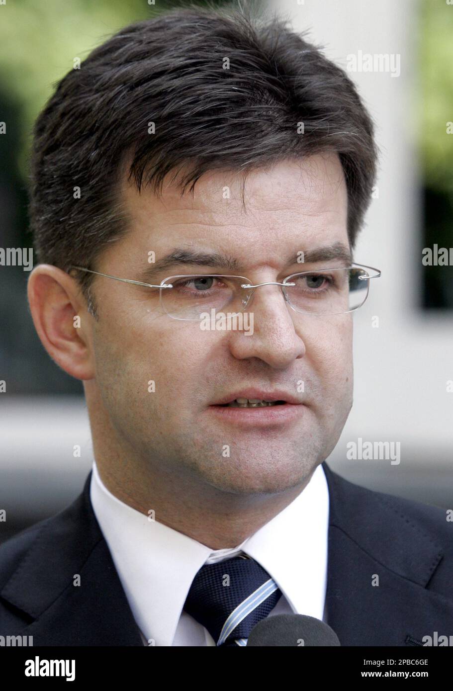 Bosnia's new international peace envoy, Slovak diplomat, Miroslav ...