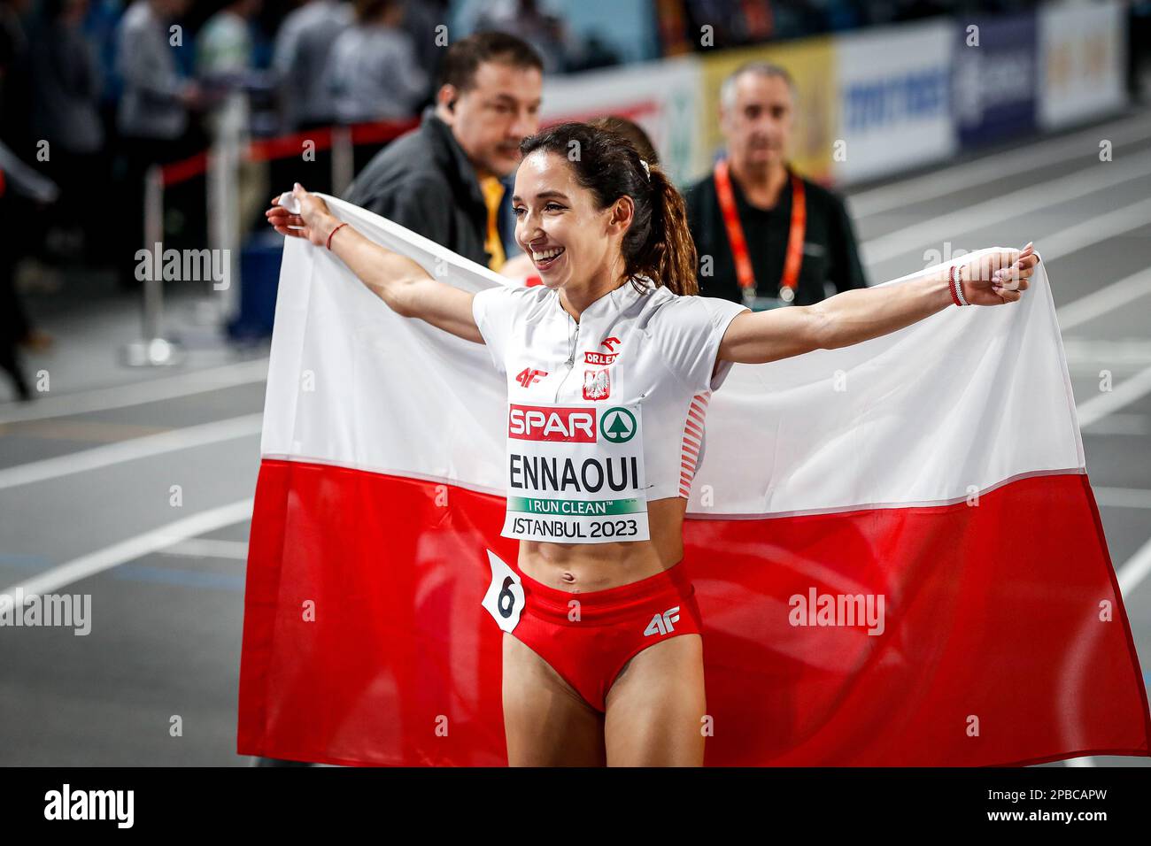 ISTANBUL, TURKEY - MARCH 04: Sofia Ennaoui of Poland celebrates in ...