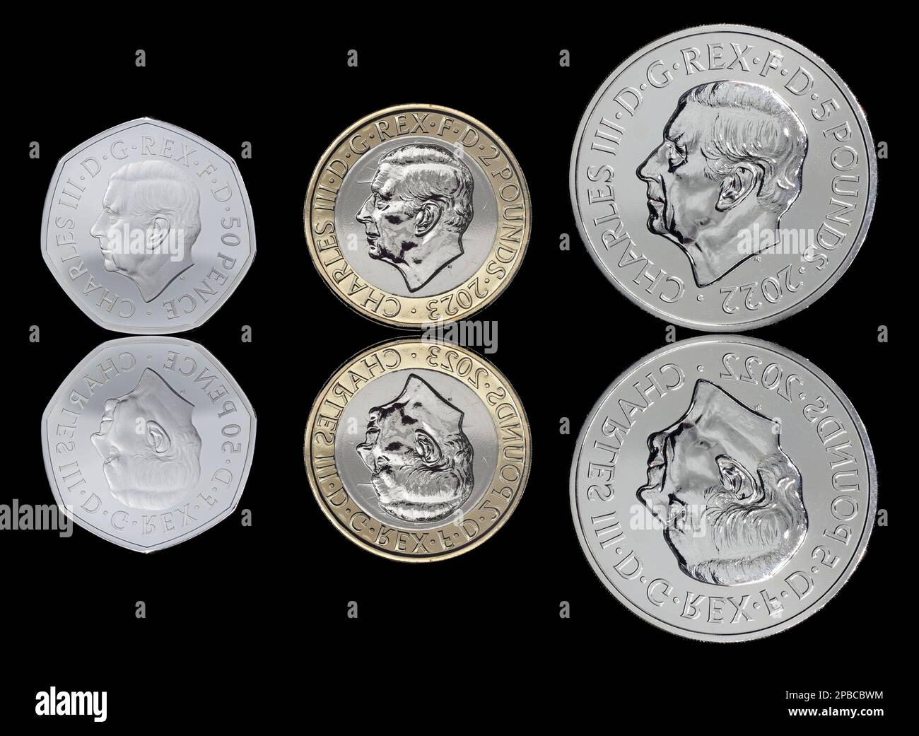 2023 king charles iii coins hi-res stock photography and images - Alamy