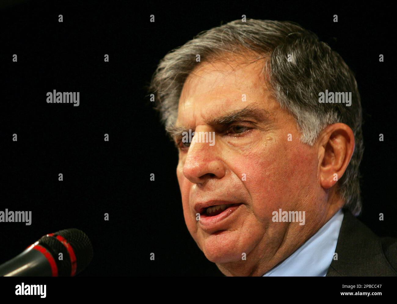 Tata Consultancy Services Limited Chairman Ratan Tata speaks during the ...