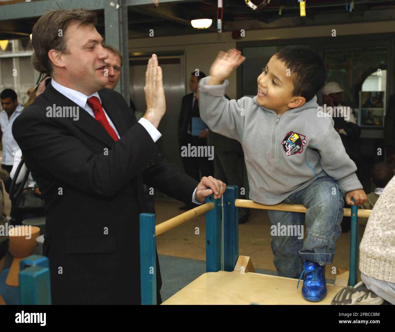 Britain's newly appointed Children, Schools and Family Secretary Ed ...
