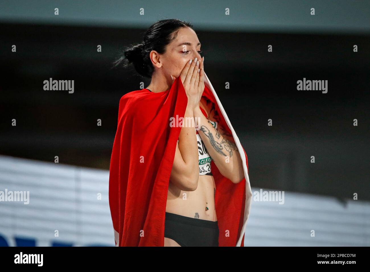 ISTANBUL, TURKEY - MARCH 04: Tugba Danismaz of Turkey celebrates the ...