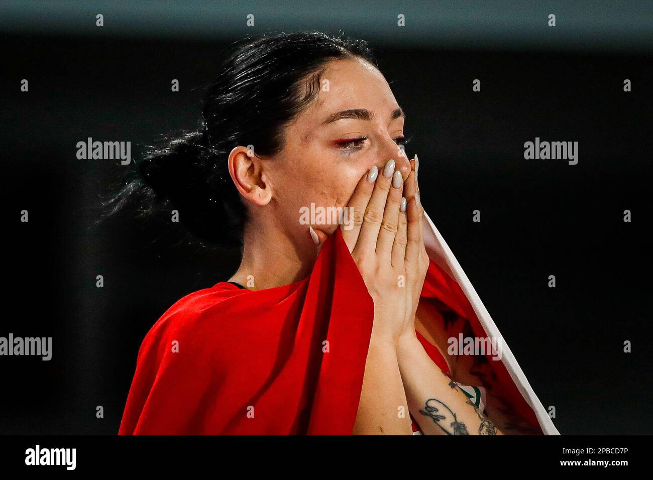 ISTANBUL, TURKEY - MARCH 04: Tugba Danismaz of Turkey celebrates the ...