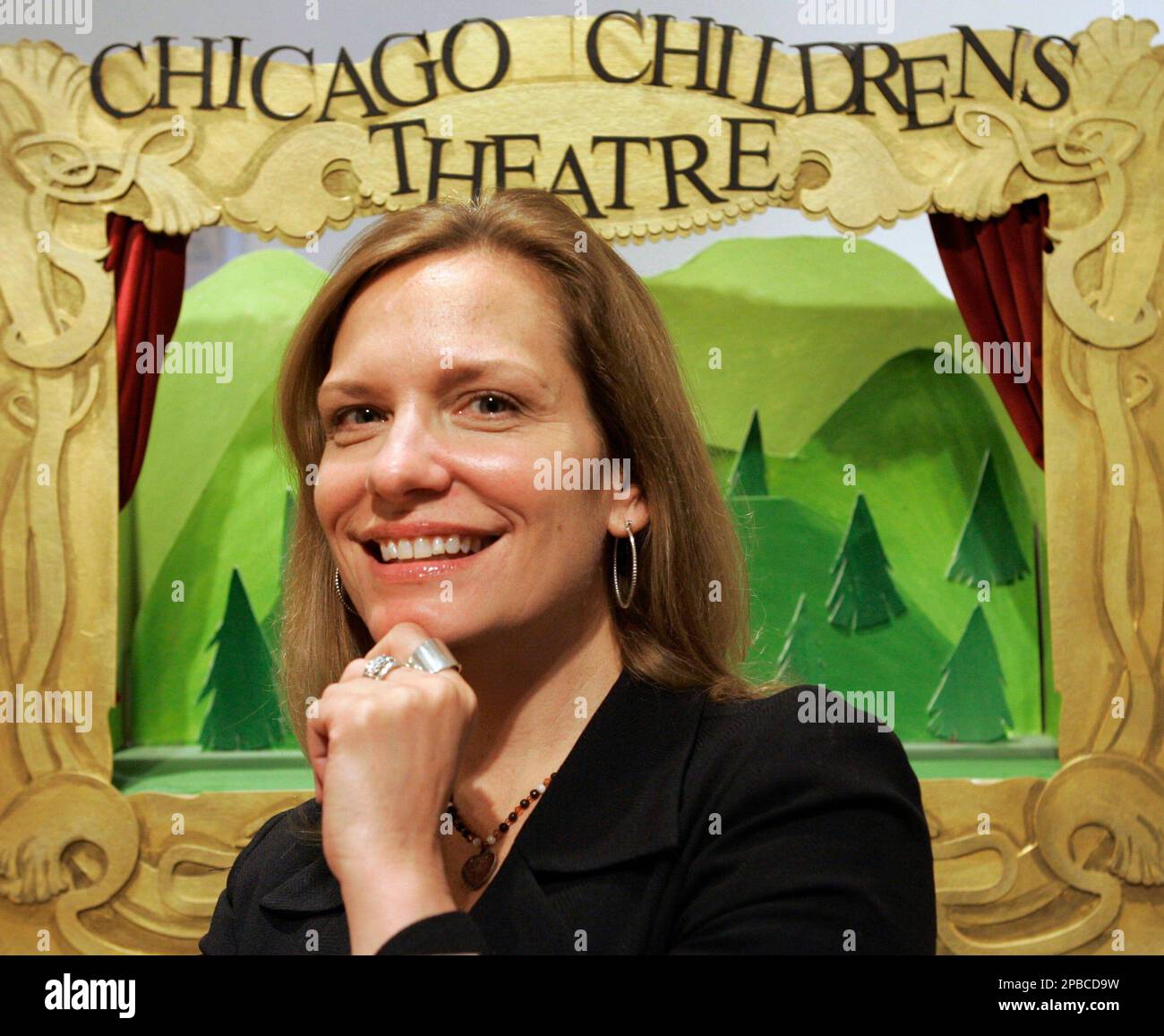 Jacqueline Russell, co-founder of the Chicago Children's Theatre, poses ...