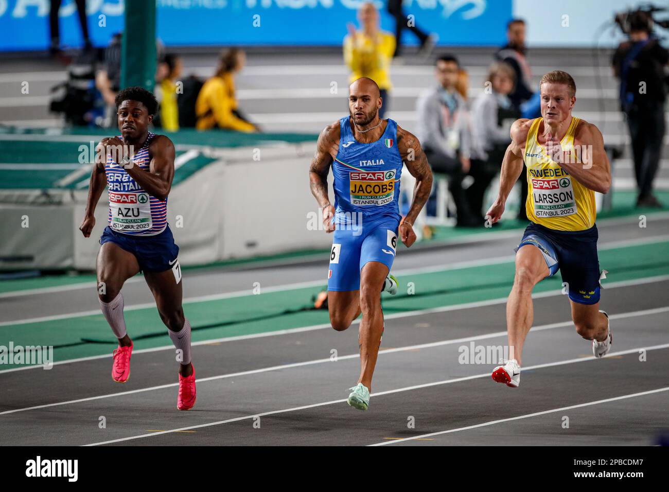 ISTANBUL, TURKEY - MARCH 04: Jeremiah Azu of Great Britain, Lamont ...