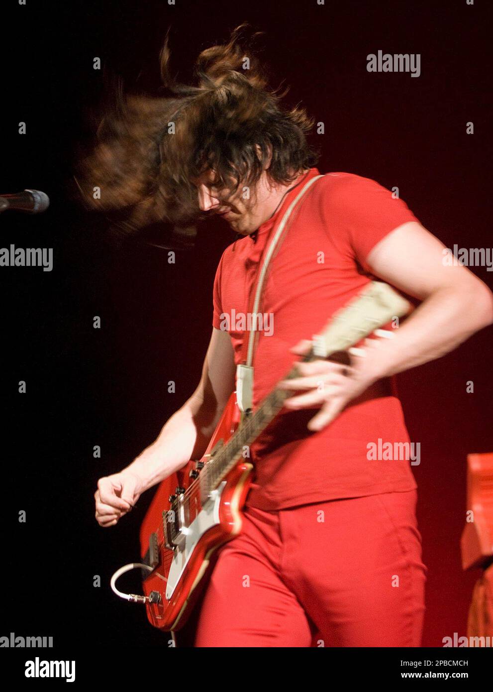 Musician Jack White of the rock band "The White Stripes" performs in ...
