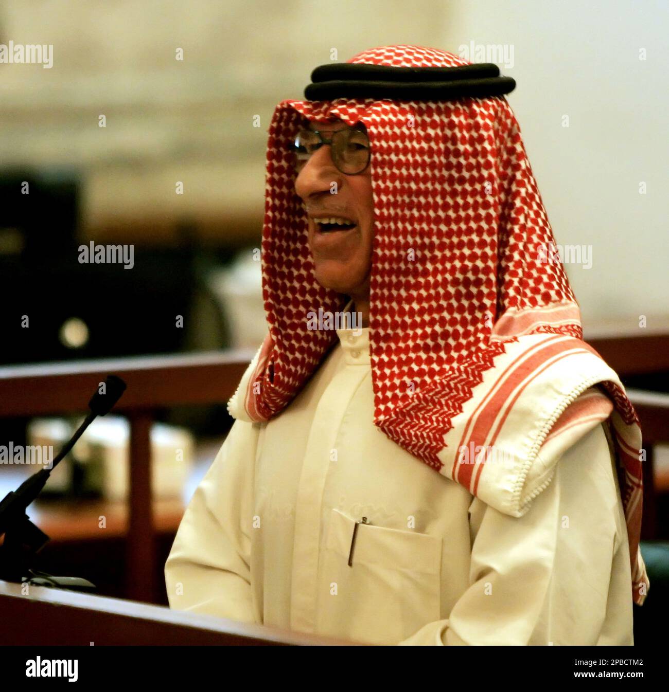Hussein Rashid Mohammed, laughs as he listens to his verdict being ...