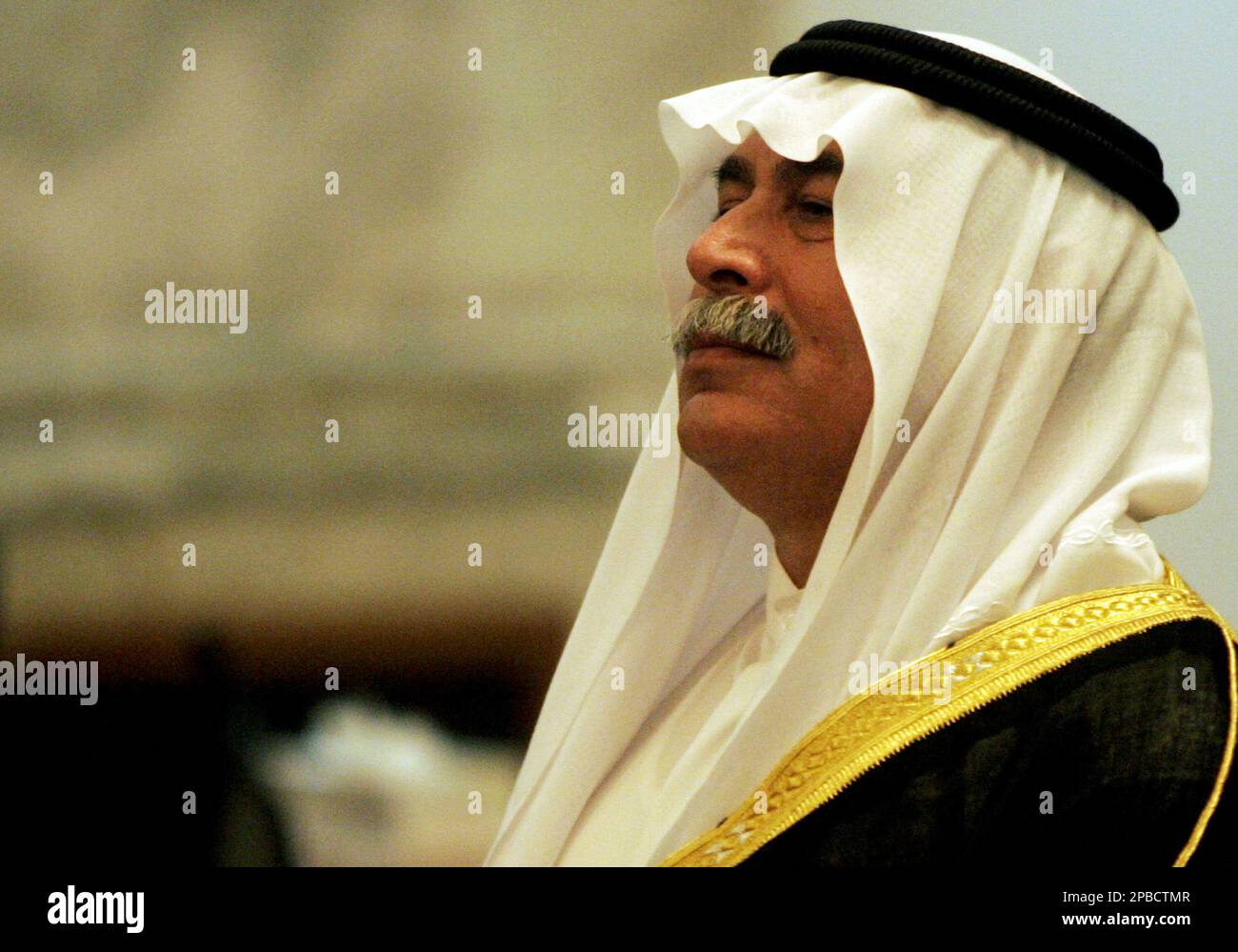 Sultan Hashim Ahmad al-Tai listens as his verdict was pronounced during ...