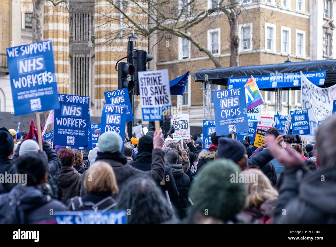 Sos nhs demonstration hi-res stock photography and images - Alamy
