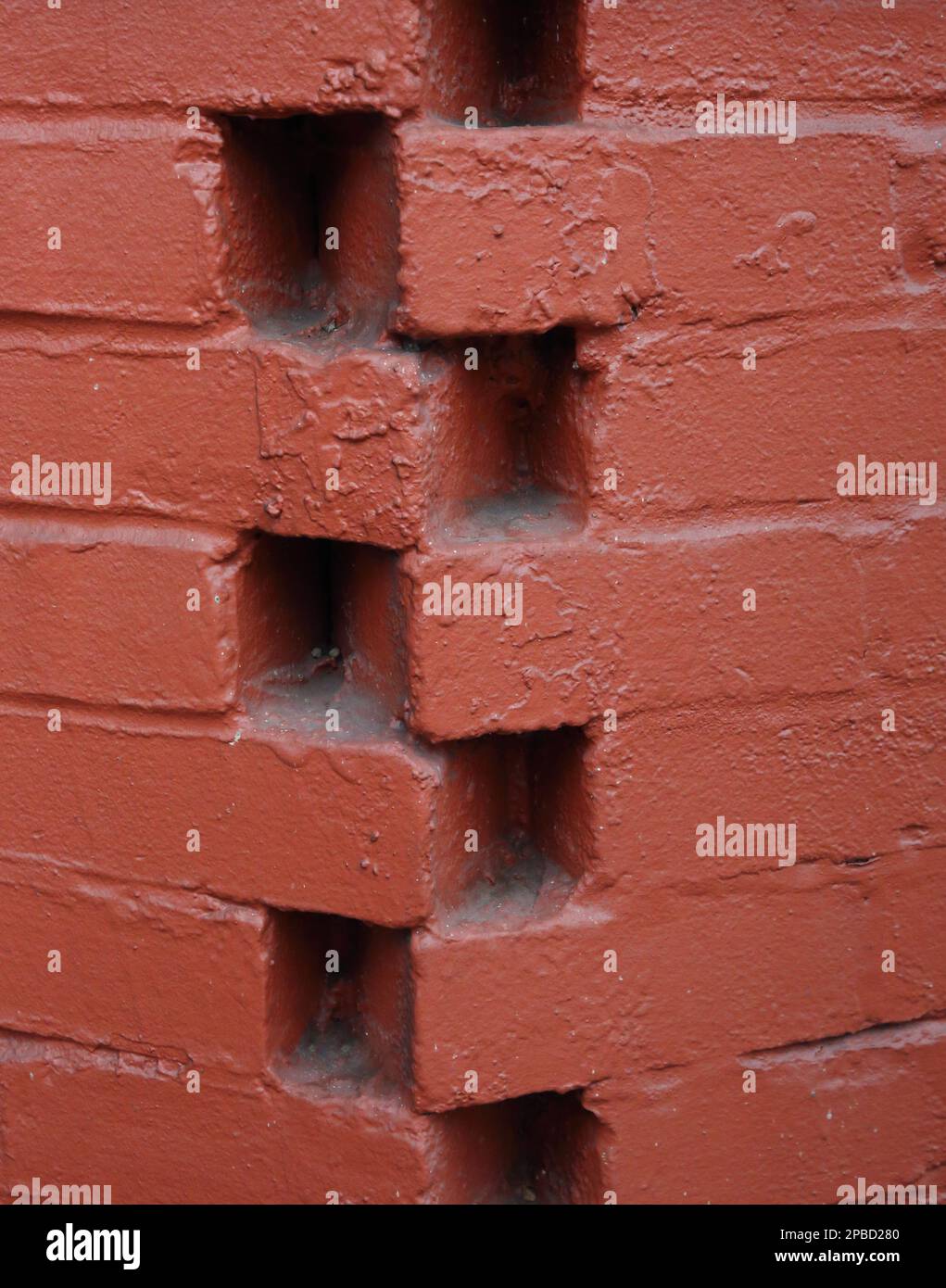 Corner of a brick wall Stock Photo - Alamy