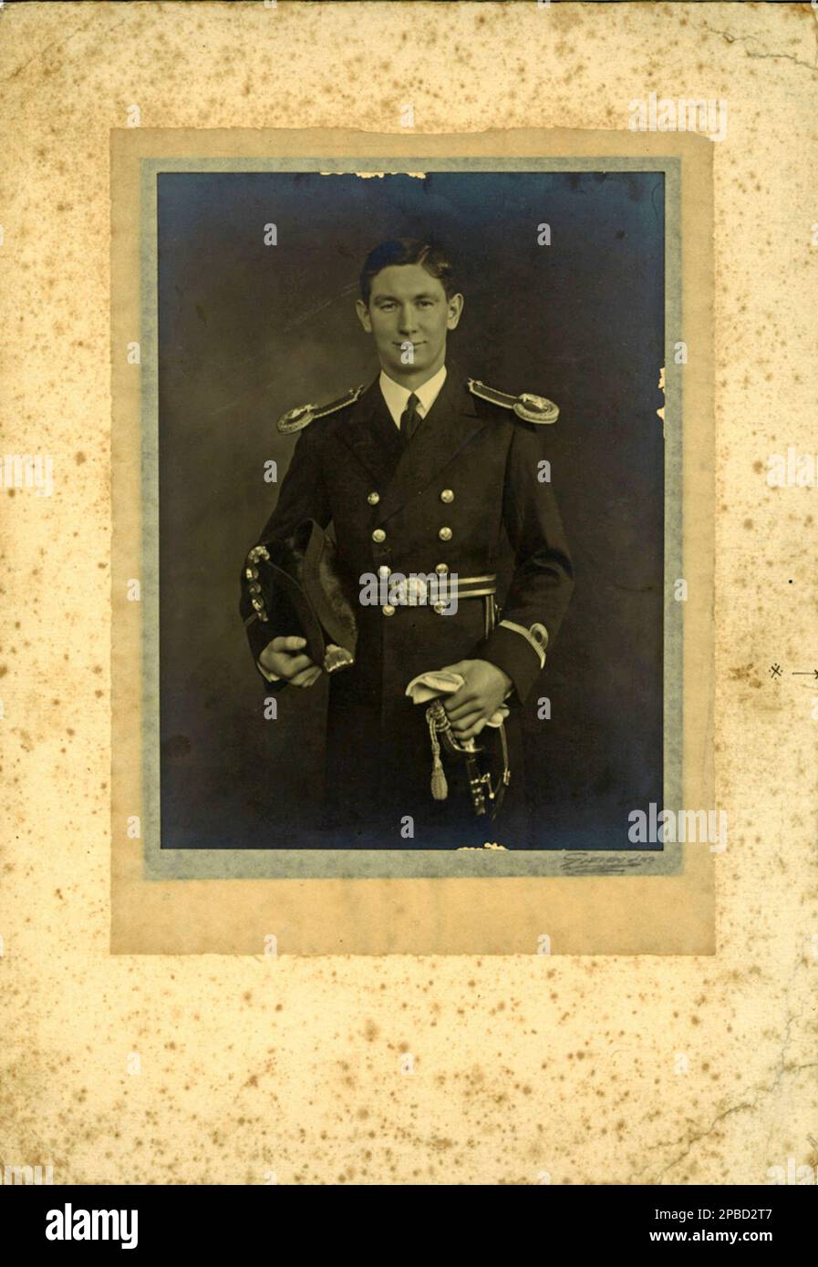 Captain William Frank Cook, second-in-command of HMAS Wyatt Earp Stock ...