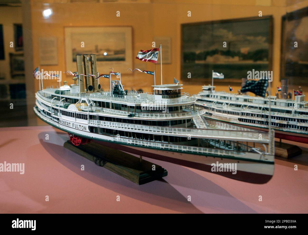 ** ADVANCE FOR WEEKEND JUNE 22-24 ** A scale model of the Robert Fulton ...