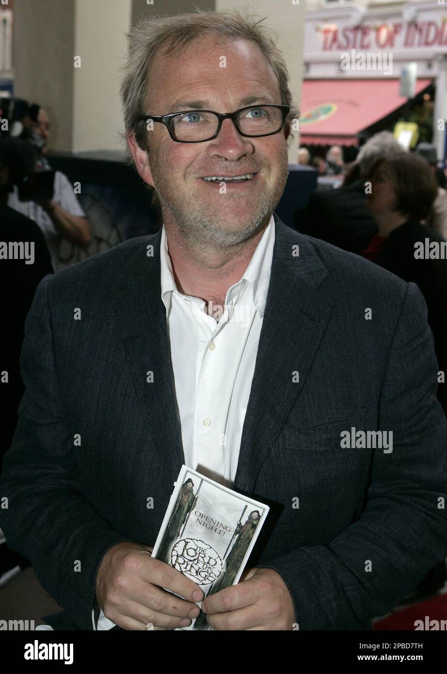 Comedian Harry Enfield arrives for the opening night of the musical ...