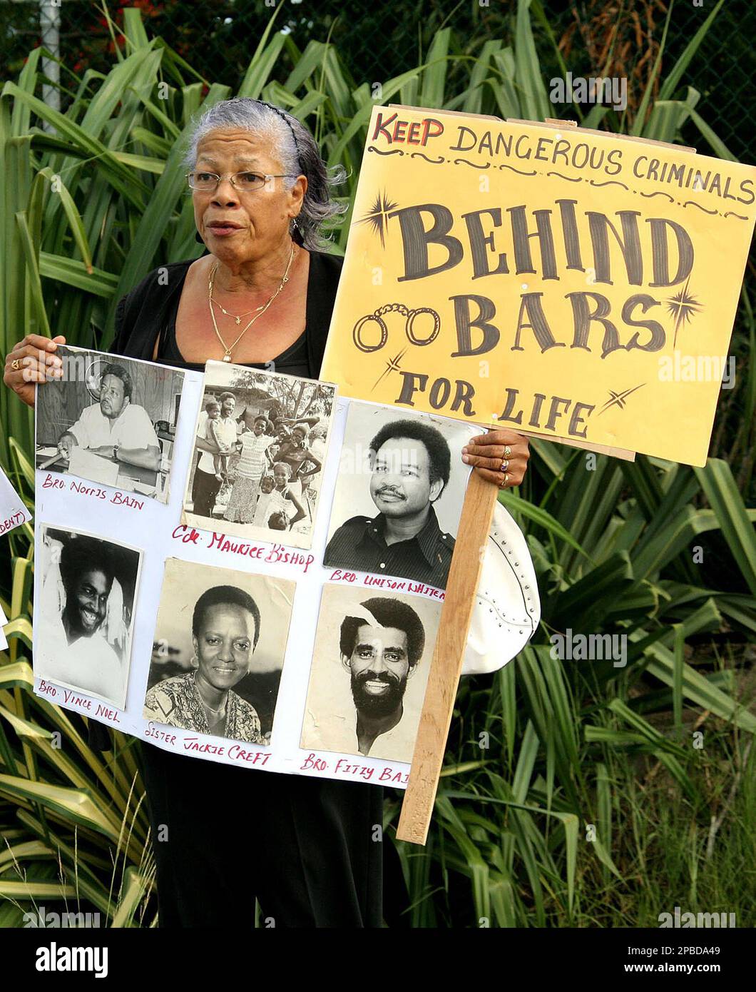 Annie Bain, widow of late Grenada's Housing minister, Norris Bain ...