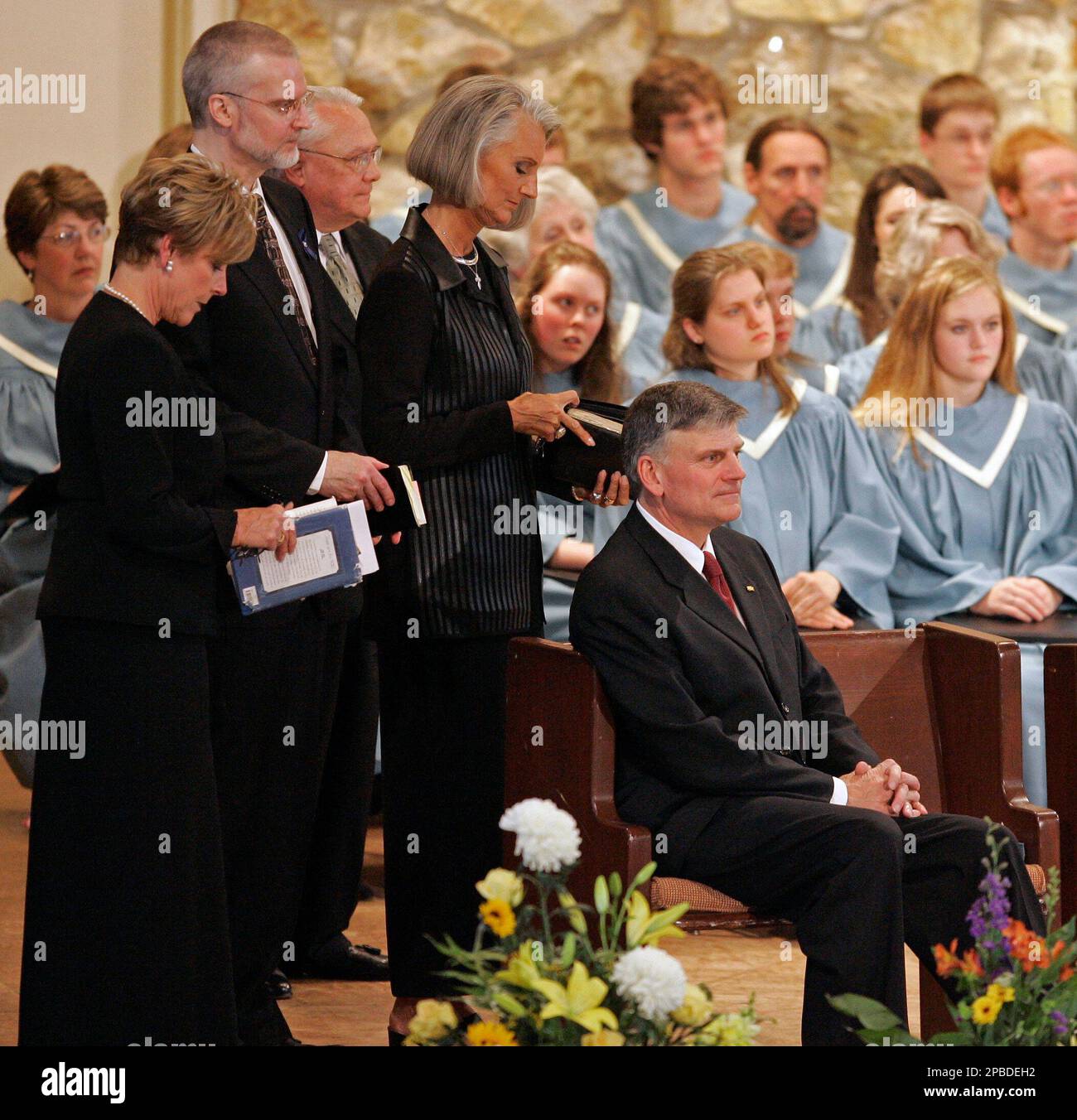 Graham children, from left, Gigi Graham Foreman, Ned Graham, Anne ...