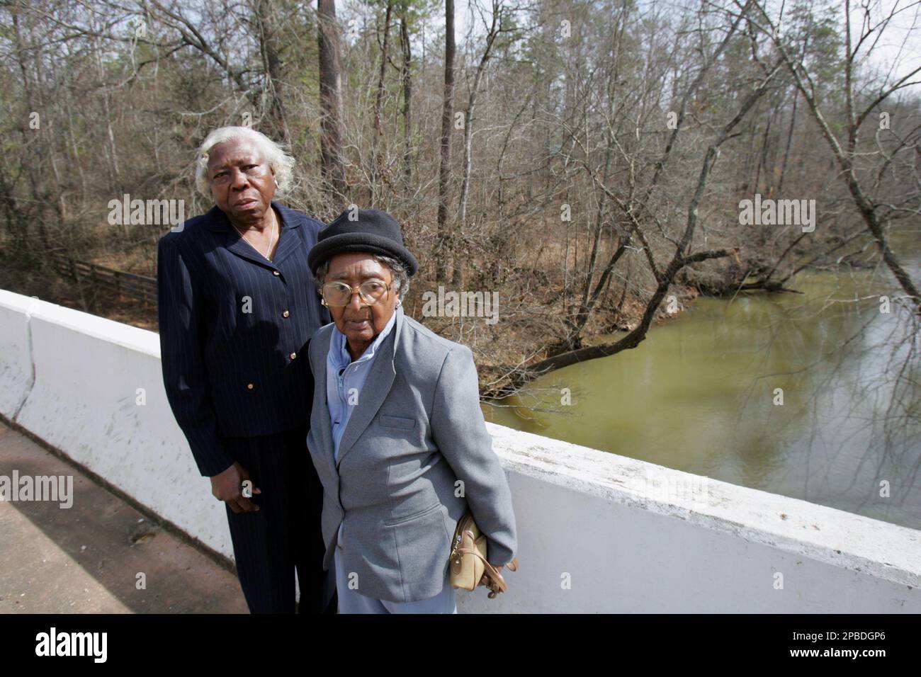 **FILE** Rosa Ingram, right, Roger Malcom's aunt, and Annie Smith, left ...