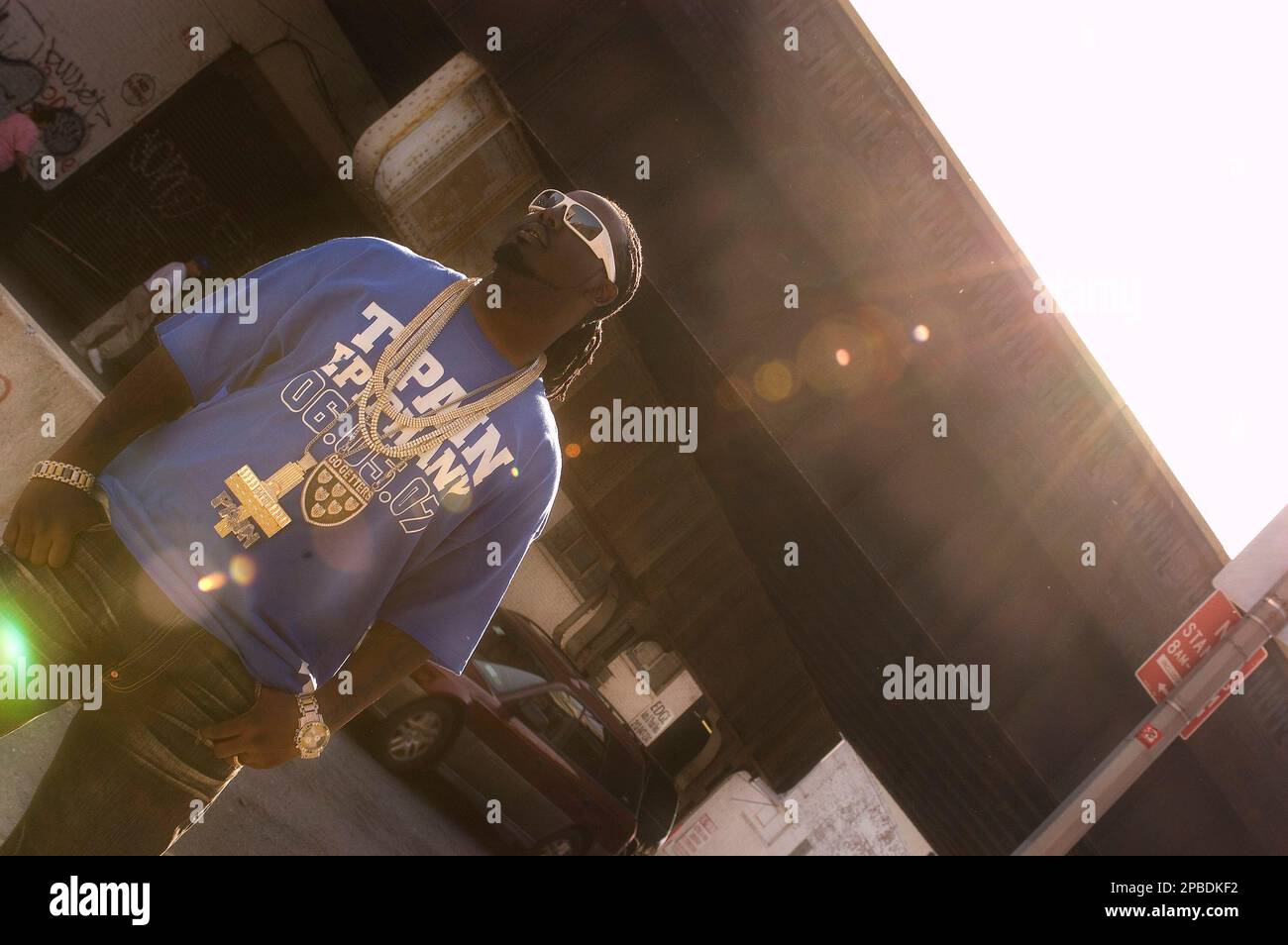 Rapper T-Pain is photographed in New York on May 30, 2007. (AP Photo ...