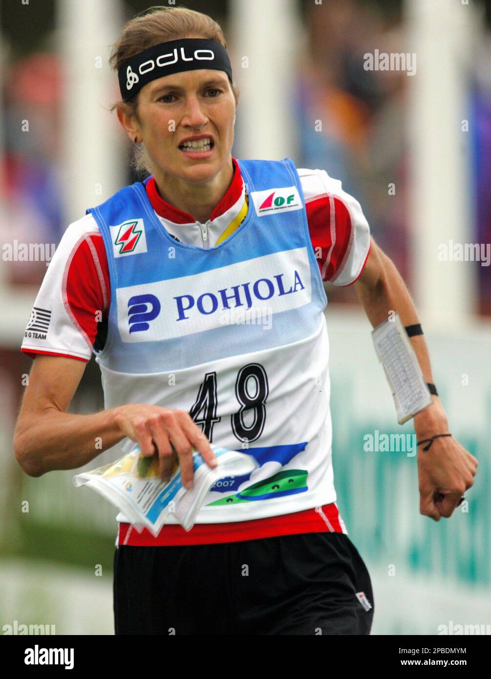 Switzerland's Niggli Luder in action on her way to winning the ...