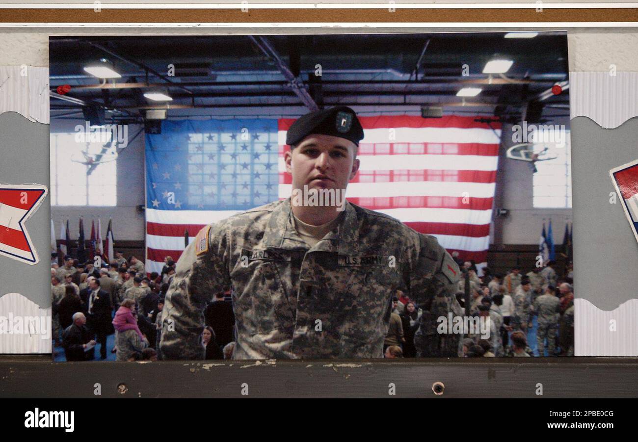 Lt. Aaron Harless, 24, of St. Albans, W.Va., who has been stationed in ...