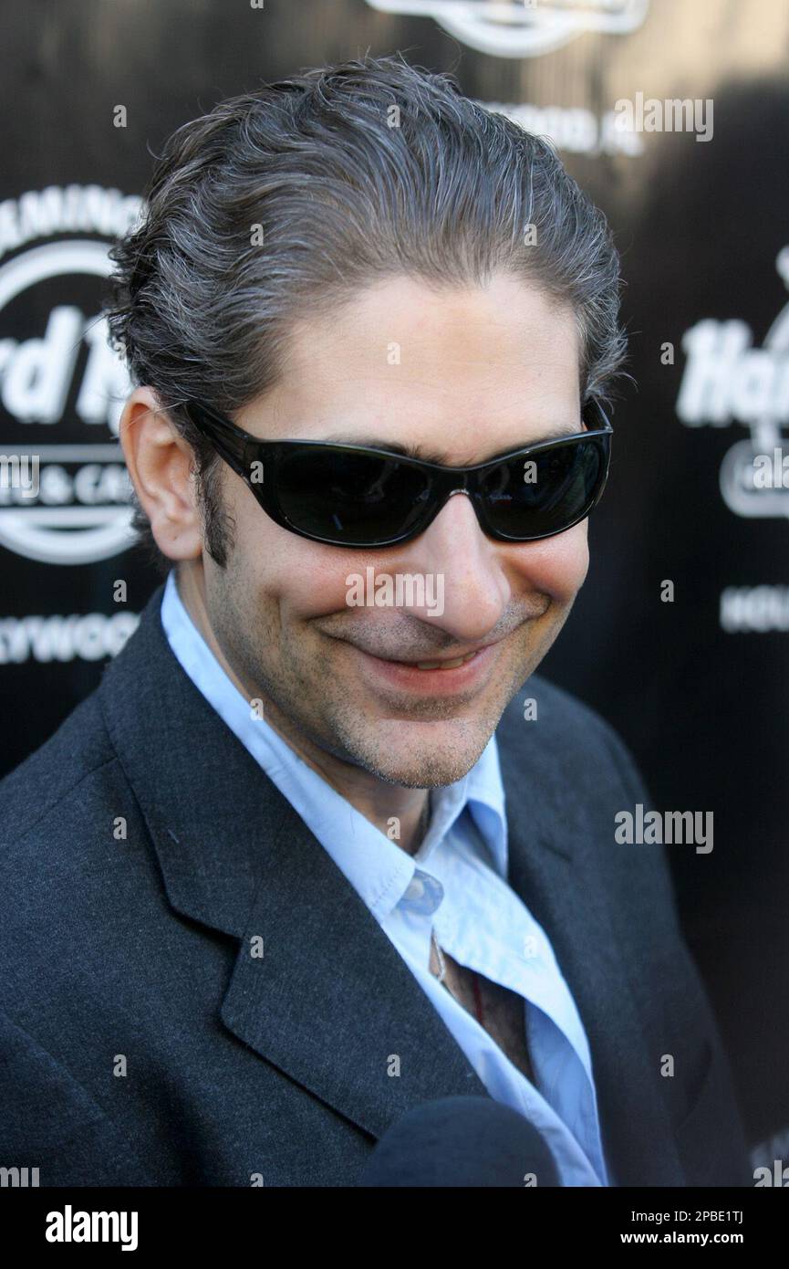 Michael Imperioli of 'The Sopranos' smiles as he talks to the media on ...