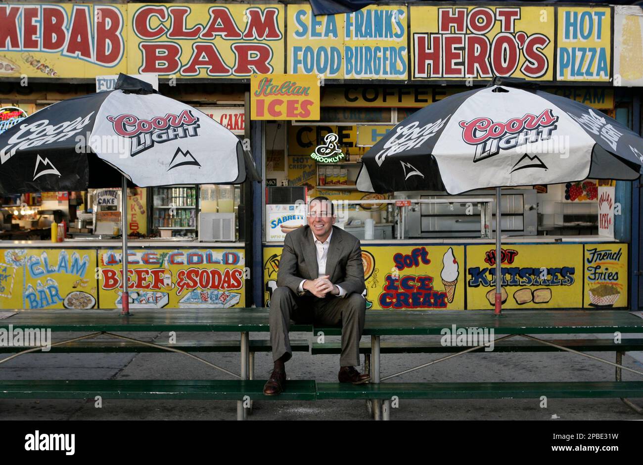 CEO and founder of Thor Equities Joe Sitt poses for a picture at Coney ...