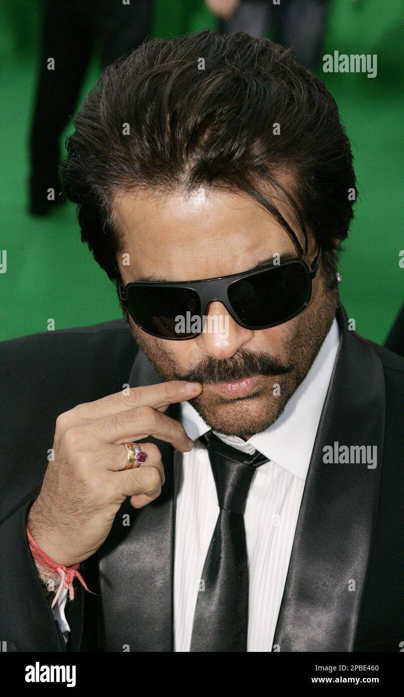 Bollywood star Anil Kapoor arrives at the Hallam FM Arena for the ...