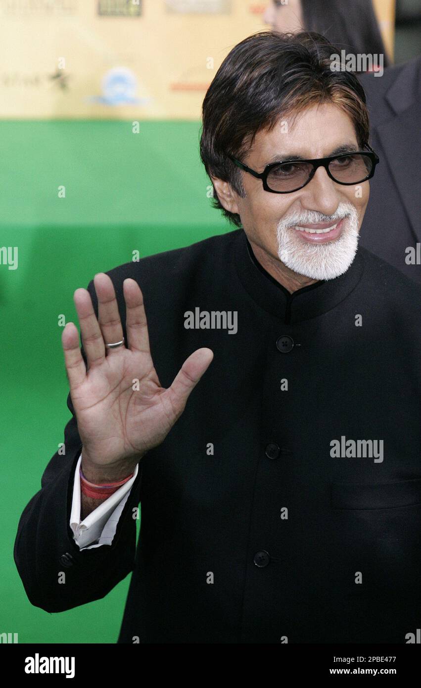 Bollywood star Amitabh Bachchan arrives at the Hallam FM Arena for the ...