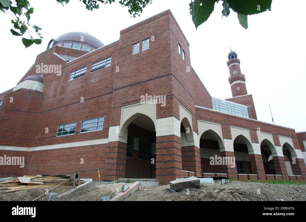 An unfinished Islamic Society of Boston Cultural Center is pictured ...
